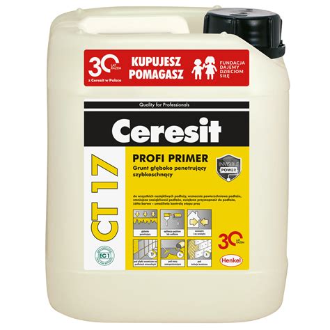 CERESIT CT 17 Grunt głęboko penetrujący 10L - Rab-Dom