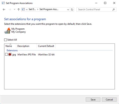 Java Inno Setup Extending Windows Default Apps List Stack Overflow