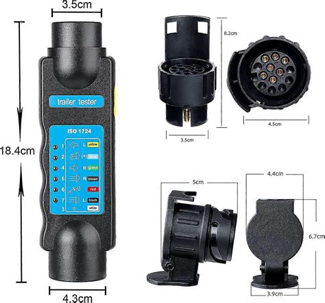 7 Pin Trailer Tester 7 Pin Trailer Socket Tester 12v Trailer Lights