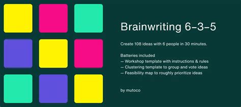 Brainwriting 6 3 5 Template Miroverse