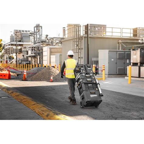 Toughbuilt Stacktech 22 3 In W X 26 In H X 19 7 In D Plastic Metal Rolling Tool Box Tb B1 B 70r