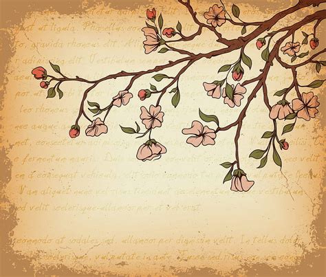 그런 지 꽃 배경 벡터 Eps Ai Uidownload