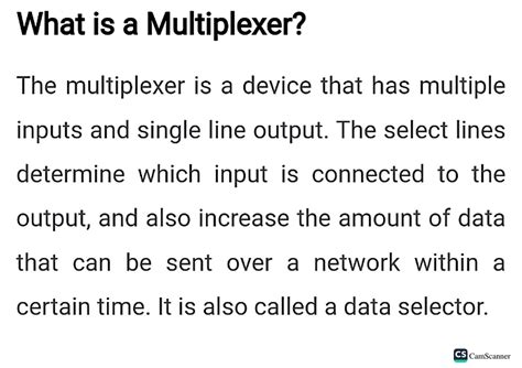 SOLUTION Multiplexer And Demultiplexer Studypool