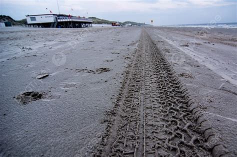 해변 근접 촬영에 타이어 트랙 사진 배경 및 무료 다운로드를위한 그림 Pngtree