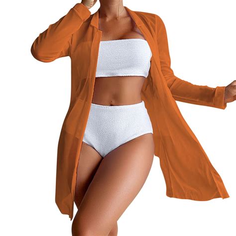 Szxzygs Swimsuits For Women 2024 Plus Size High Waist Bikinis 2024 Sexy