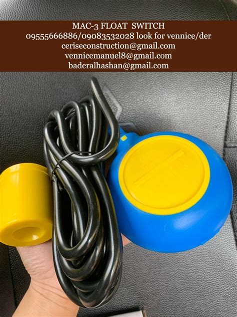 Float Switch Commercial And Industrial Construction Tools And Equipment