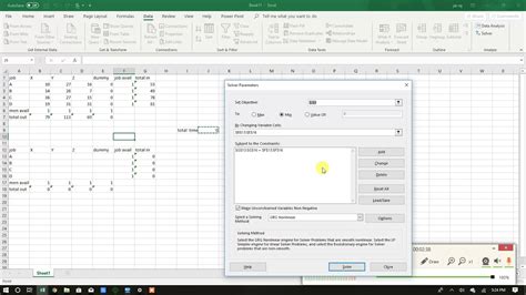 Assignment Problem Done By Using Excel Part2 Youtube