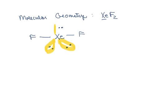 Solved Using The Vsepr Model The Molecular Geometry Of The Central Atom In Xef2 Is