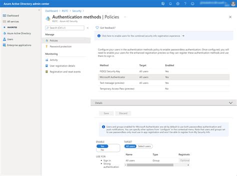 How To Enable Passwordless Authentication With Azure Ad Petri It