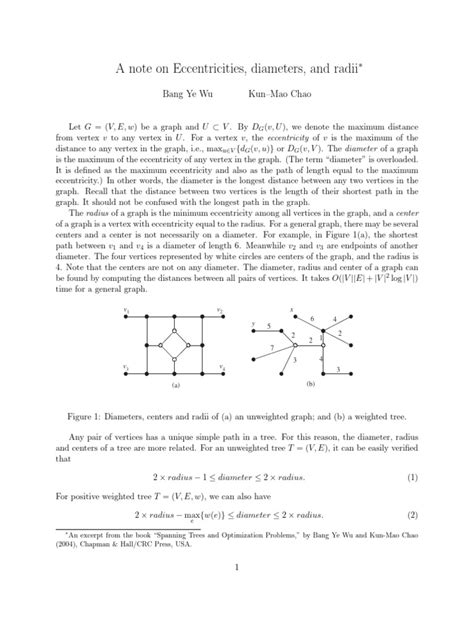 Diameter Pdf Computational Complexity Theory Combinatorics