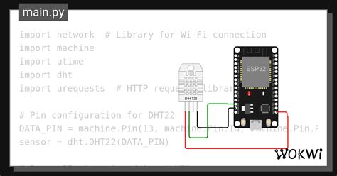 Humidity And Temperature Sensor Copy Wokwi Esp32 Stm32 Arduino Simulator