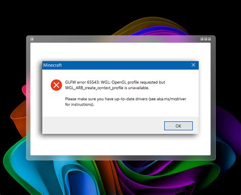 How To Fix Opengl Error 65543 In Minecraft