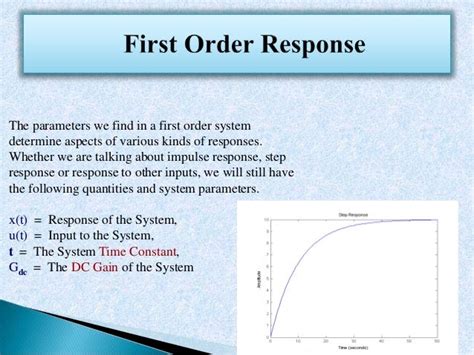 First Order Response