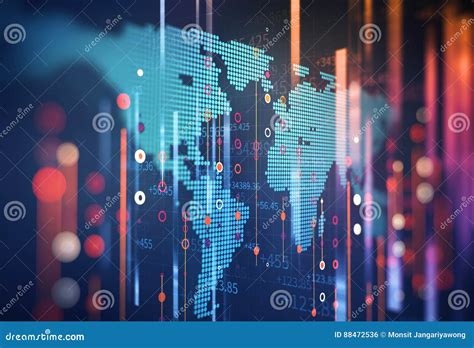 Big Data Futuristic Visualization Abstract Illustration Stock Illustration Illustration Of