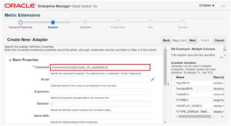 Create A Custom Metric Extension In Oem 13c