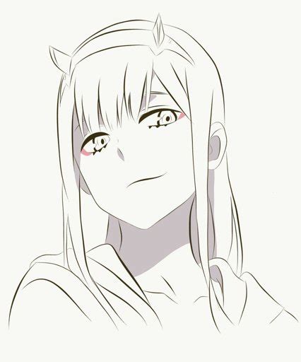 Another Zero Two Drawing W Darling In The FranXX Official Amino