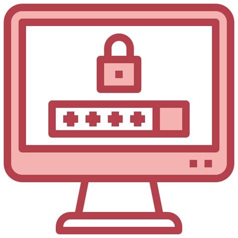 Computer Surang Red Icon