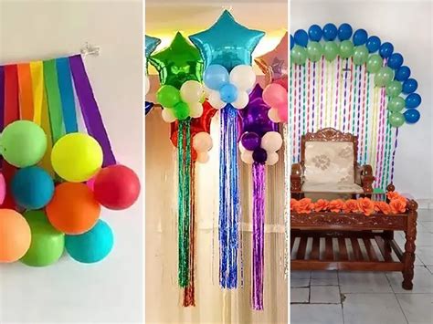 بادکنک آرایی ساده تولد؛ تو خونه برای تولد یک دکور جذاب و زیبا بزن