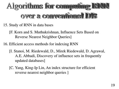 Ppt Reverse Nearest Neighbor Aggregates Powerpoint Presentation Free