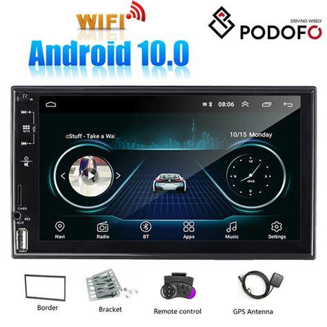 2 Din Andriod 101 Car Multimedia Player Gps Navigation Bluetooth Wifi