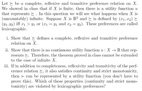 Let ~ Be A Complete Reflexive And Transitive