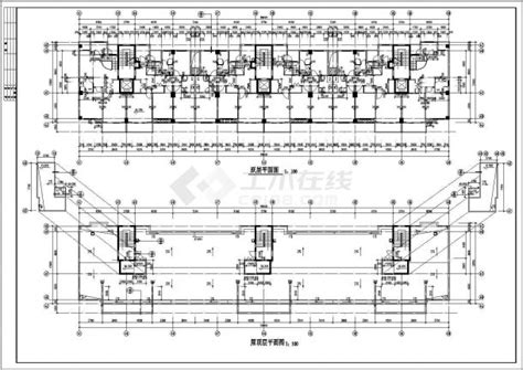佳木斯市龙阳花苑小区11层框架结构住宅楼建筑设计cad图纸（底层为车库）住宅小区土木在线
