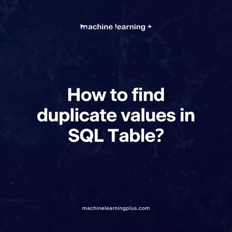 Sql Archives Machine Learning Plus