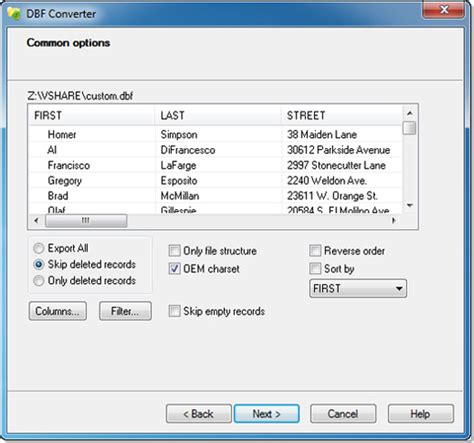 DBF Converter Database Conversion Software 25 Off For PC