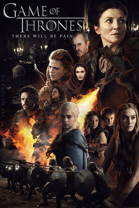 Game Of Thrones Season 3 Poster Dragon