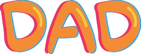 Dad Text Vector Art Icons And Graphics For Free Download