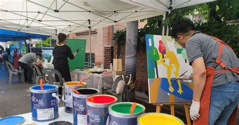 Kcc 자사 페인트 활용 인수봉 숲길마을 미술 공모전 진행