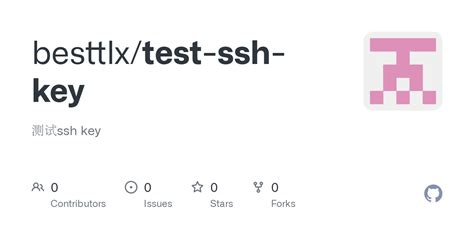 Github Besttlx Test Ssh Key Ssh Key