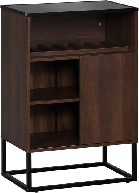 Homcom Industrial Wine Bar Cabinet Liquor Cabinet For 6 Bottles