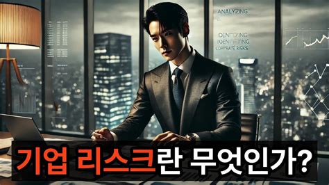 기업 리스크란 무엇인가 Youtube