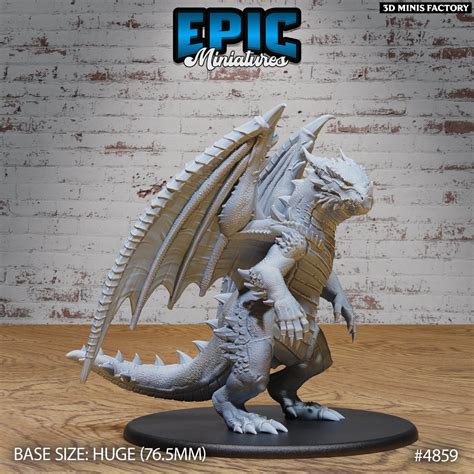 Bipedal Dragon By Epic Miniatures Age Of Dragons Monstres