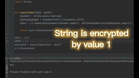 Caesar Cipher In Python Youtube