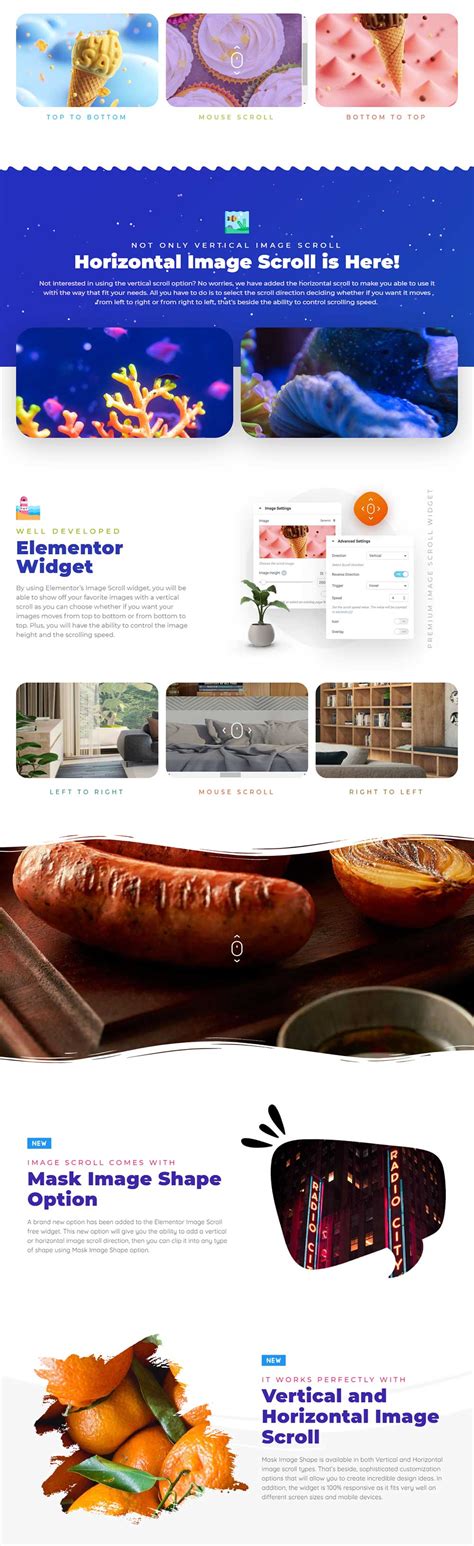 Image Scroll Official Elementor Addons Plugins And Widgets