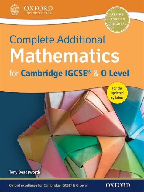 Complete Additional Mathematics For Cambridge Igcse And O Level Pdf