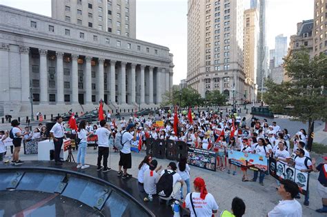 Dvb ၈၈၈၈ အရေးတော်ပုံ ၃၄ နှစ်မြောက် အထိမ်းအမှတ် နယူးယောက်ခ်မြို့တွင်ဆန္ဒပြ ဓာတ်ပုံ