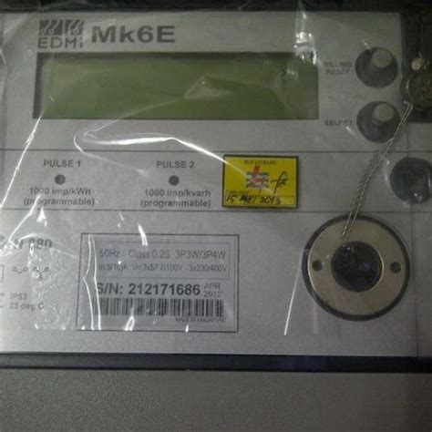 Jual Kwh Meter 3phase Class 02 Edmi Mk6e 510a Non Genius Kab