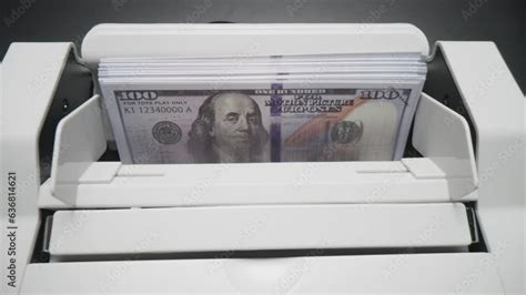 Flow Dollar Bills One Hundred Dollar Banknotes Ben Franklin Stacks Of