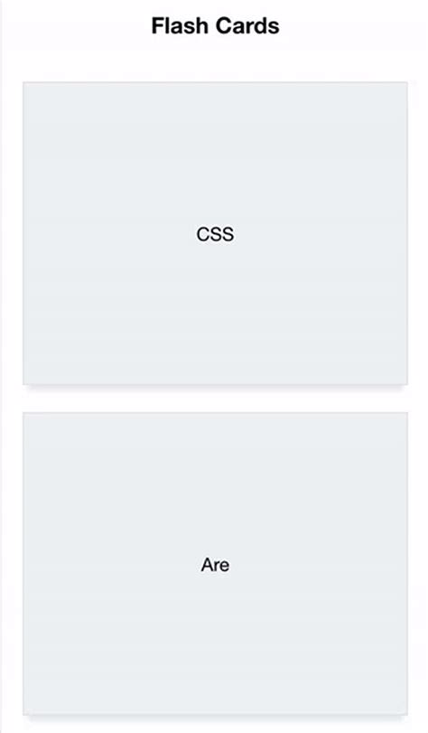 Build A Custom Flash Card Component In Ionic 2 And 3 Josh Morony Learn How To Build Mobile