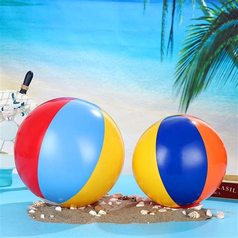 Colorful Inflatable Beach Ball For Swimming Pool Party And Beach Games