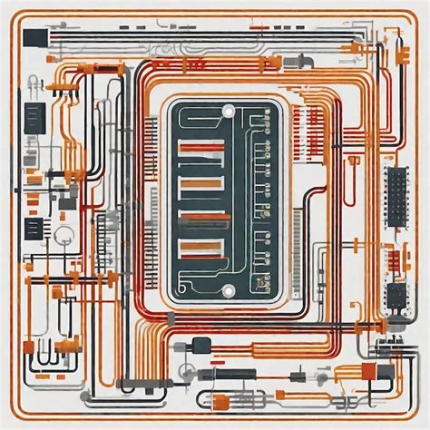 Premium Ai Image Intricate Electrical Circuit Design