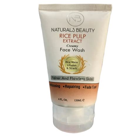 Naturals Beauty Rice Pulp Extract Face Wash 120 Ml Manmohni