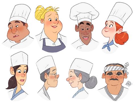 Chef Faces By Luigil On Deviantart