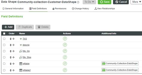 Solved Infotable As Parameter In Collection Widget Ptc Community