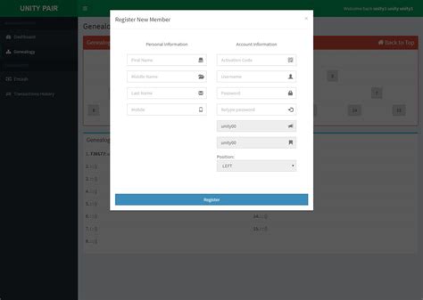 Simple Binary Multi Level Marketing Php By Eldwxx Codester