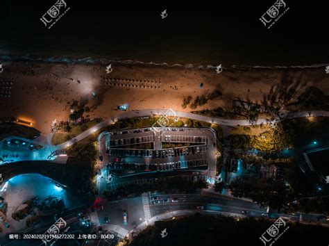 深圳大梅沙沙滩夜景国内旅游景点旅游景点摄影素材汇图网