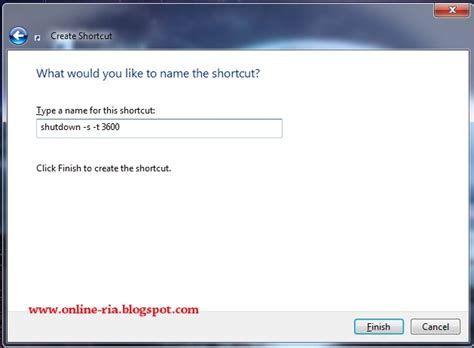 Cara Setting Timer Shutdown Otomatis Pada PC Online Ria